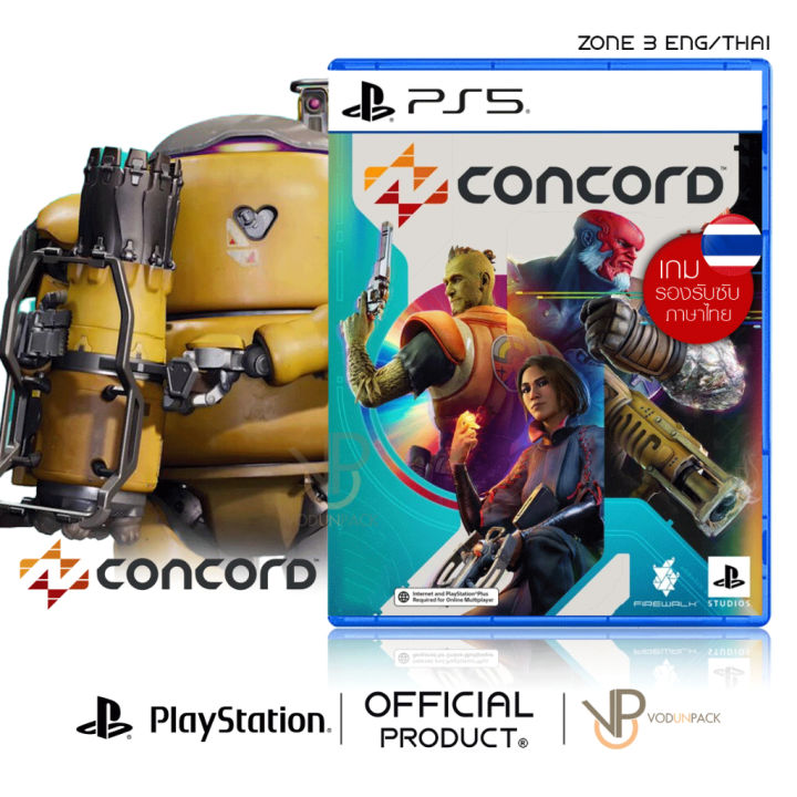 PS5 : Concord Zone 3 ภาษาไทย / อังกฤษ Playstation 5 game เกม แผ่นเกม ...