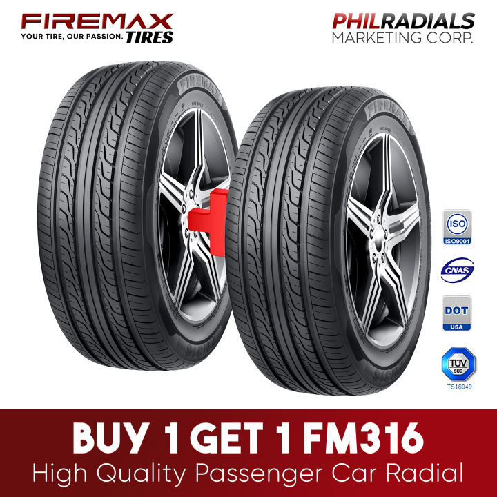Firemax 185/65R14 86H FM316 Quality Passenger Car Radial Tire BUY 1 GET ...