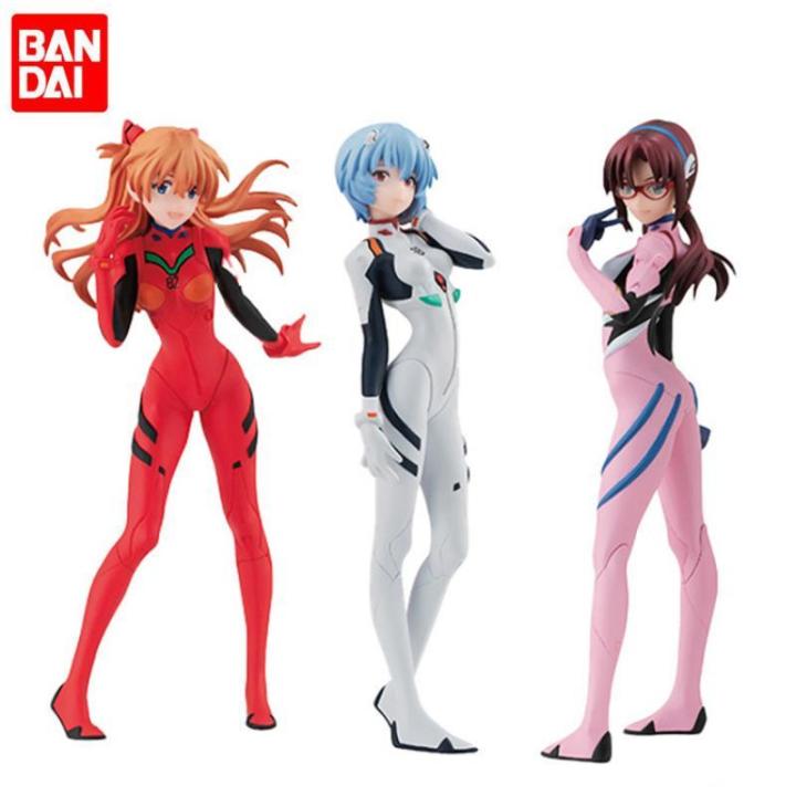 Bandai Gashapon Eva Asuka Langley Soryu Ayanami Rei Mari Makinami Anime Gasha Portraits