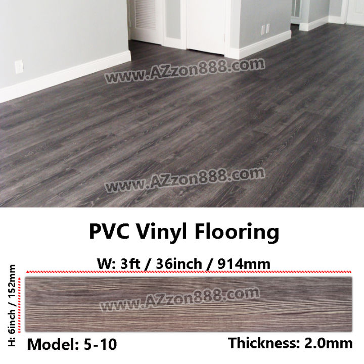 Pvc Vinyl Flooring / 2mm Lantai Vinyl Tikar Getah Floor DIY / PVC ...