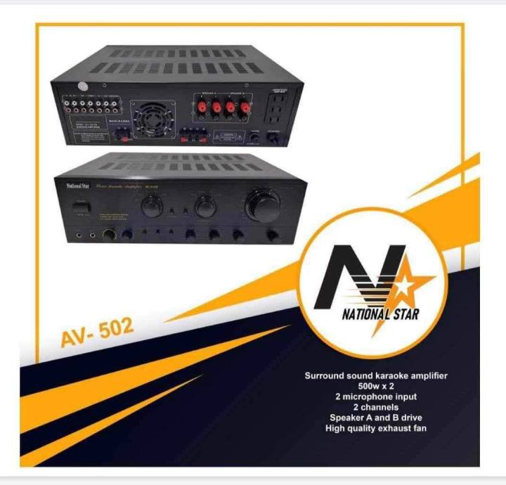 National Star AV-502 Bluetooth Amplifier | Lazada PH