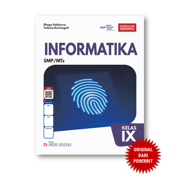Informatika Kelas IX SMP MTs Kurikulum Merdeka - Bumi Aksara | Lazada ...