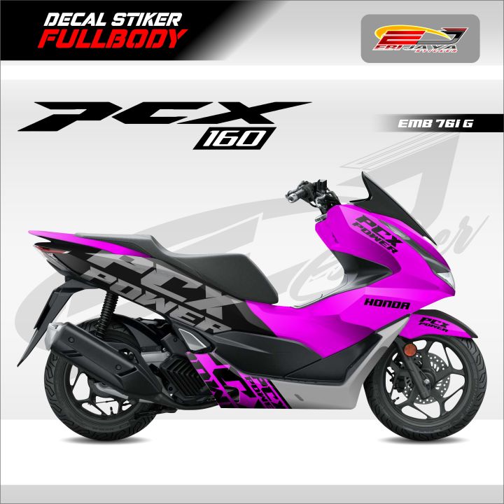 STIKER MOTOR VIRAL PCX FULL BODY CUSTOM DESAIN-STIKER VIRAL PCX ALL ...