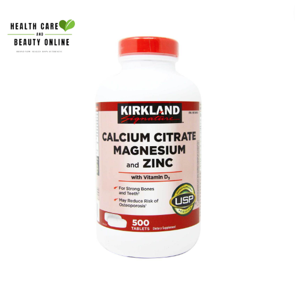 Kirk-land Calcium Magnesium Zinc 500 tablets (with freebie) | Lazada PH