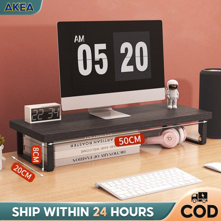 Monitor Stand Computer Screen Increased Shelf computer Keyboard Desktop ...