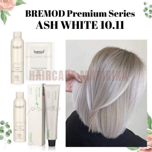 10.11 ASH WHITE BUNDLE! Bremod Premium Series Hair Color with Hair ...