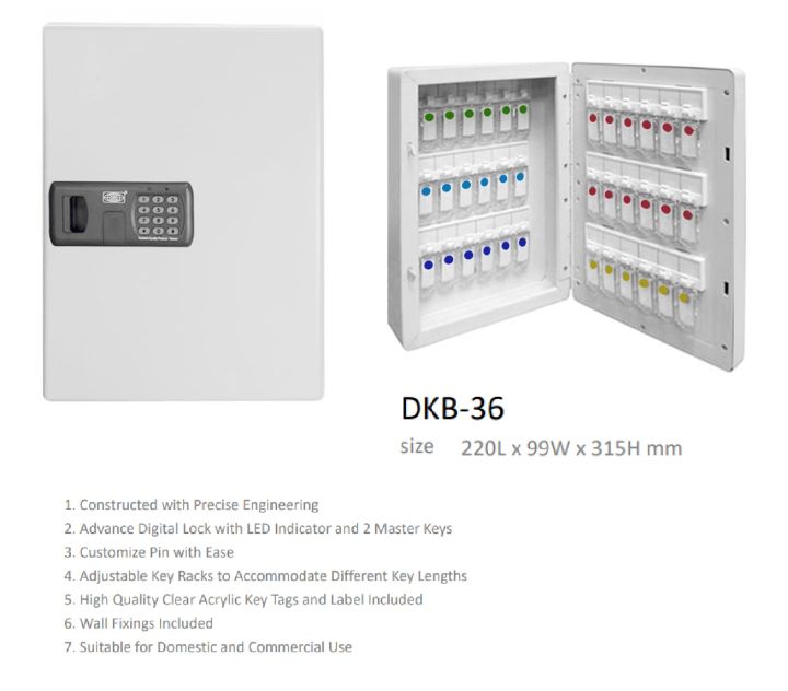 SR DKB-36 Digital Key Box 36 Keys | Lazada Singapore