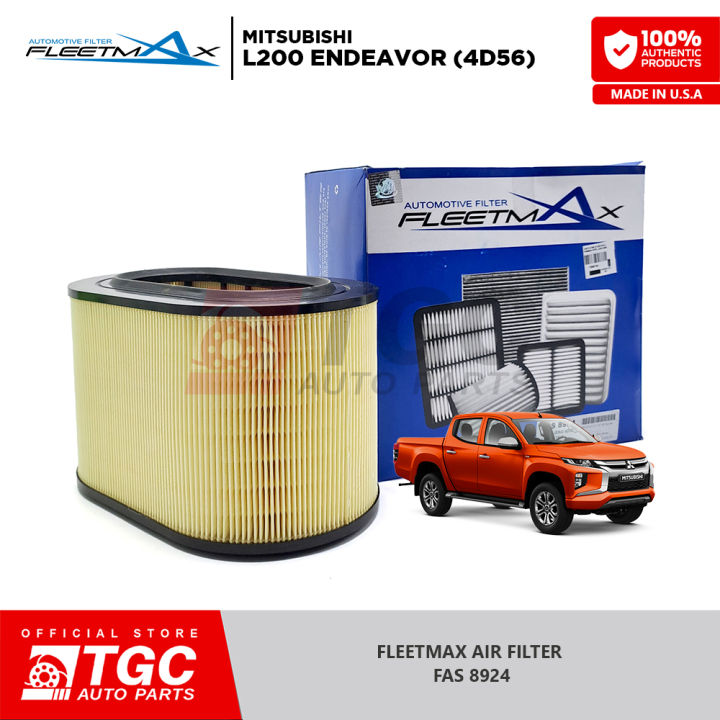 Fleetmax Air Filter / Air Cleaner for MITSUBISHI L200 ENDEAVOR (4D56 ...