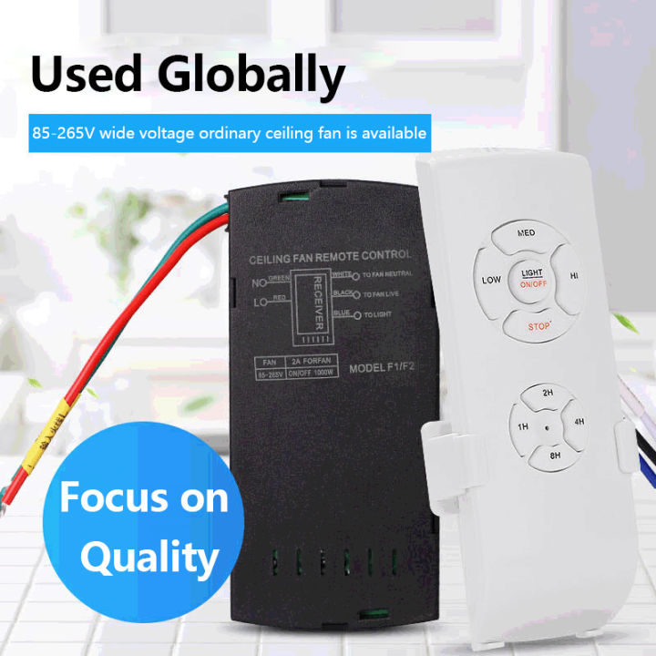 doxiy【High Quality】Smart Universal Ceiling Fan Lamp Remote Controller ...