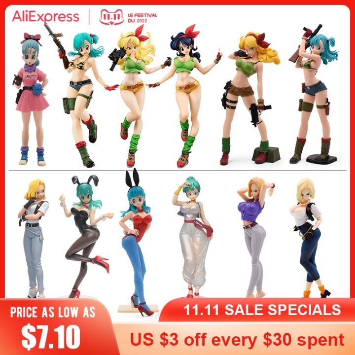 【funny Blind Box Store】dragon Ball Z Bunny Girl Bulma Buruma Videl Lunchi Lunch Chichi Android