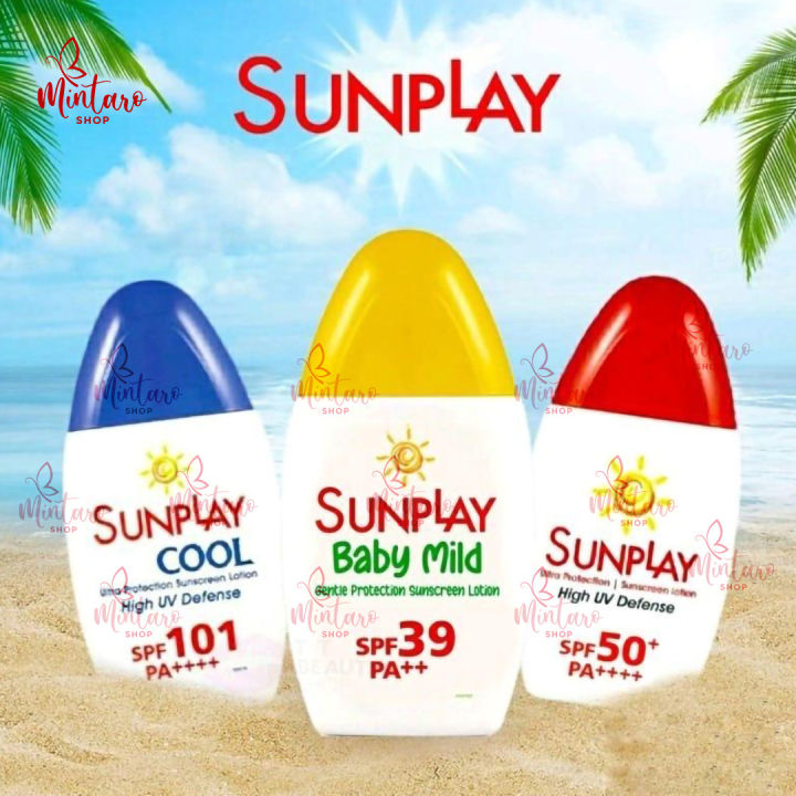 SUNPLAY Sun Play Ultra Protection Sunscreen Lotion SPF 50+ PA++++ 30gr ...
