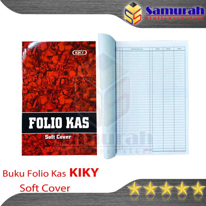 Buku Kas KIKY Folio / Soft Cover F4 Besar / Buku Folio Mutasi Arus Kas Kantor Pembukuan Sampul ...