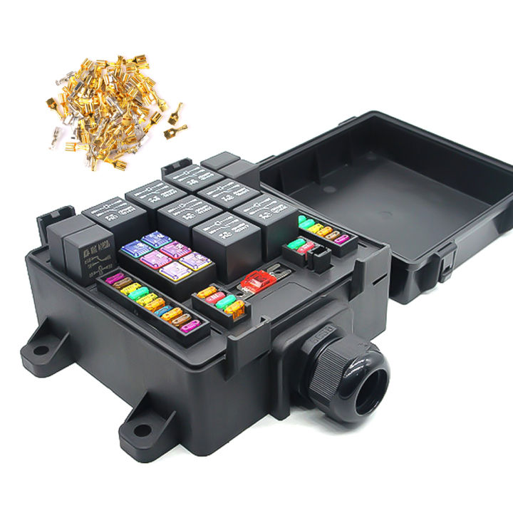 Takimeo Multi-way Car Lighting Audio Modification Control Terminal ...
