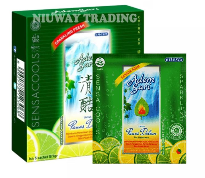 ADEM SARI SPARKLING DRINK 5'S x 7GM | Lazada