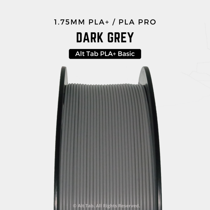 (Local Stock) Basic Dark Grey PLA PLUS (+) Filament 1.75mm 1kg for 3D ...