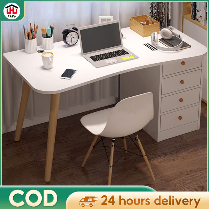 120CM Table Desk for Computer Office Table with Drawer Work Desk ...
