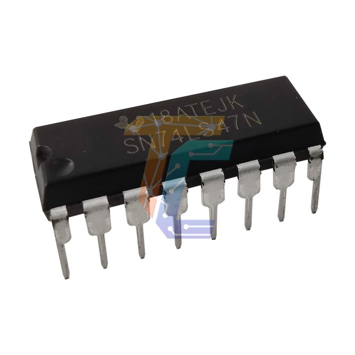 original 74ls47 Dip ic sn74ls47n BCD to 7 segment decoder driver IC Low ...