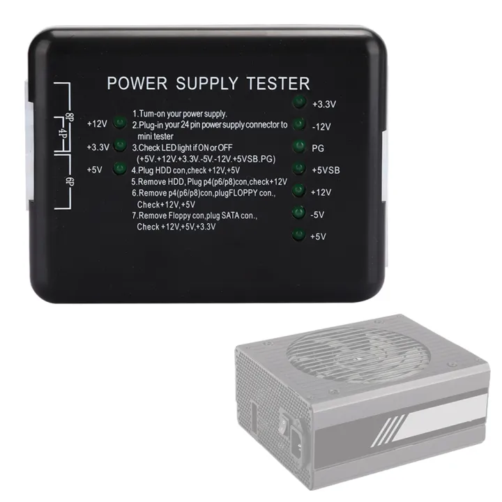 Computer PC Power Supply Tester ATX Power Supply Tester PSU Tester PC ...