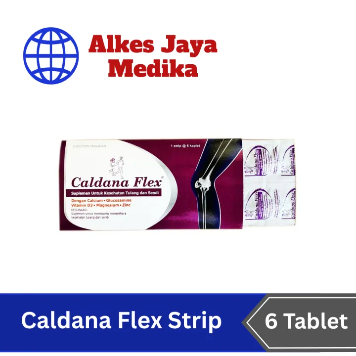 Caldana Flex Strip Isi 6 Kaplet - Memelihara Kesehatan Tulang & Sendi ...