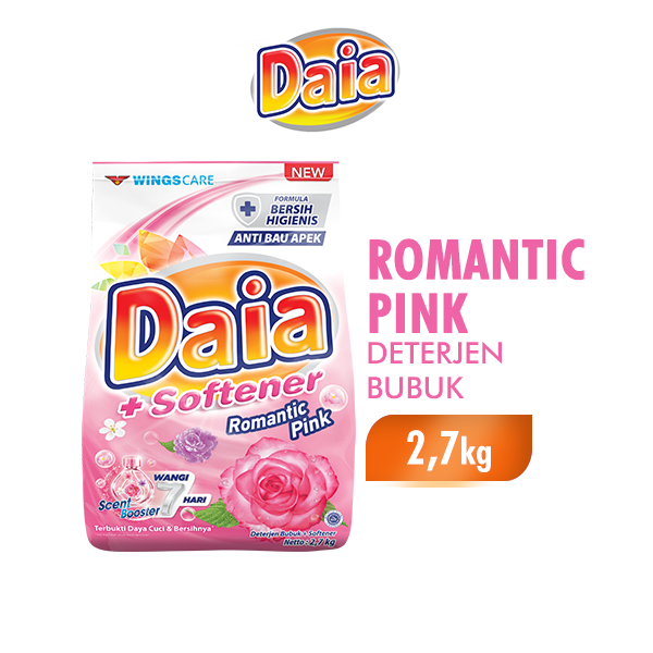 DAIA Deterjen Softener Romantic Pink 2.7KG | Lazada Indonesia