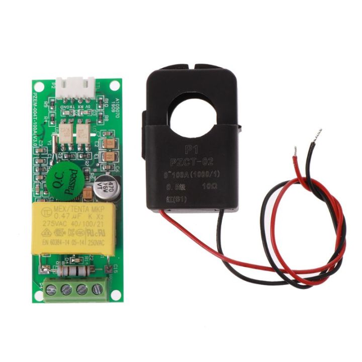 Pzem 004t Current Voltage Multimeter Module 80 260v 100a Split Core Transformer Lazada