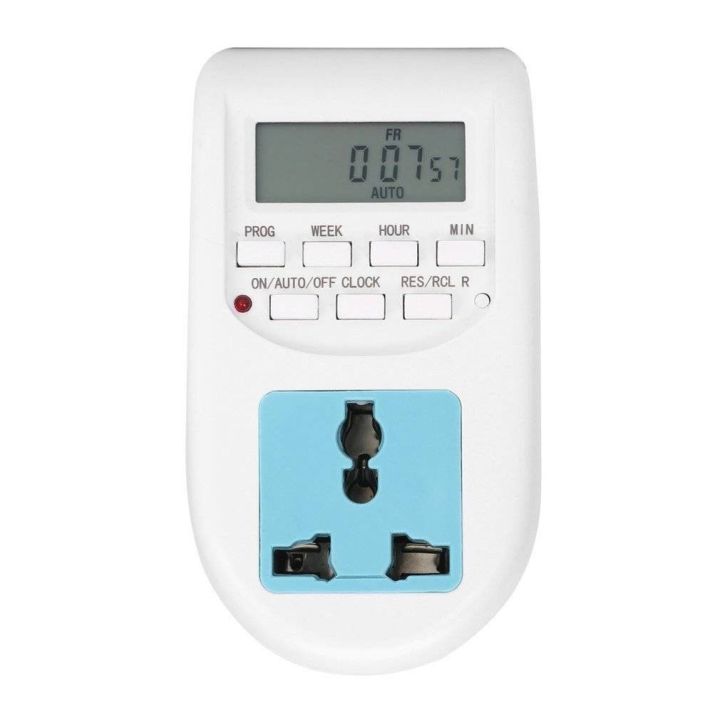 220V LCD Digital Timer Socket Timing Outlet Switch Digital Timer Switch ...
