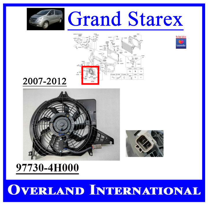 AIRCON CONDENSER FAN / AIRCON BLOWER For Hyundai Grand Starex, Y2007 ...