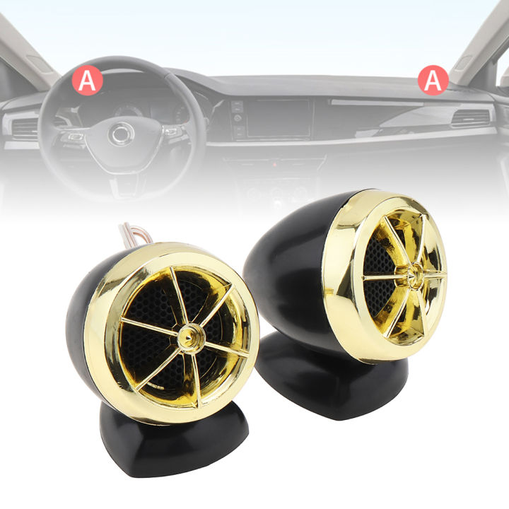 2pcs 1200W Car Speaker Dome Tweeter Sound Vehicle Auto Music Stereo ...