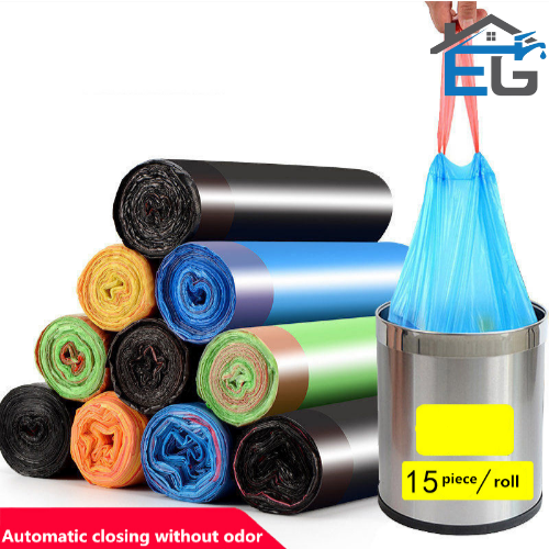 45cmx50cm Garbage Bag Office Cleaning Trash Bags Dustbin with Rope ...