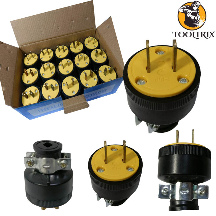 ELECTRIC Rubber Plug Heavy Duty 15A125V {Sold per box-15pcs} | Lazada PH