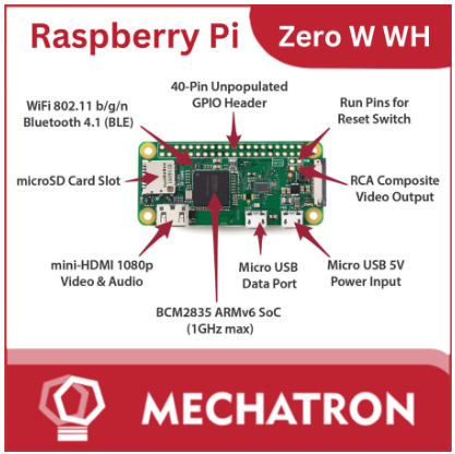 Raspberry Pi Zero W Wifi Bluetooth RPI Raspi IOT | Lazada Indonesia
