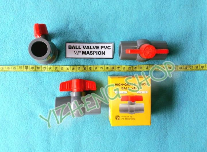 BALLVALVE PVC 1/2 INCH MASPION | Lazada Indonesia