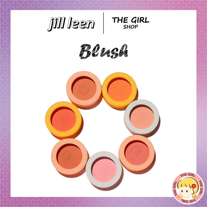 JILL LEEN Color Soft Matte Blush Jillleen 缤纷柔雾腮红 | Lazada