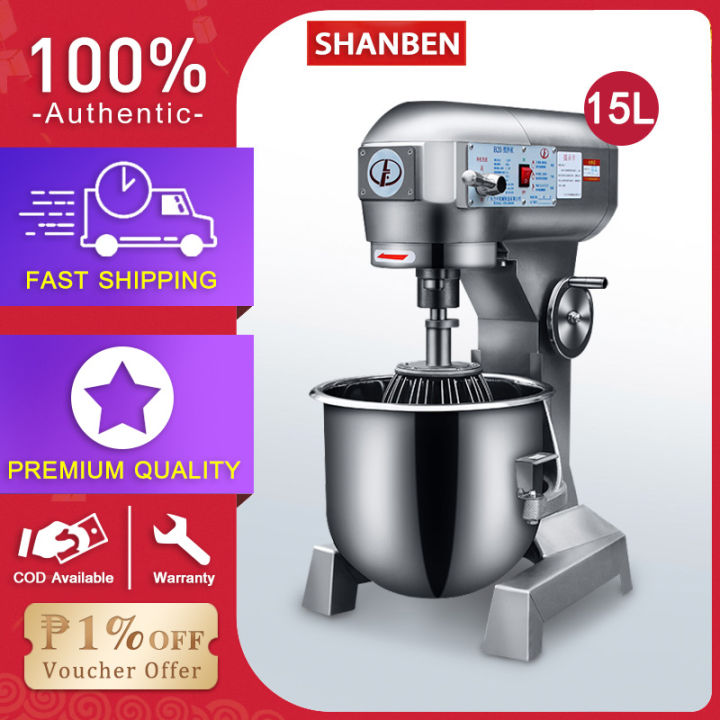 SHANBEN Multi-function Dough Mixer Kneading Cream Filling Machine Egg Beater Mixer Dough ...