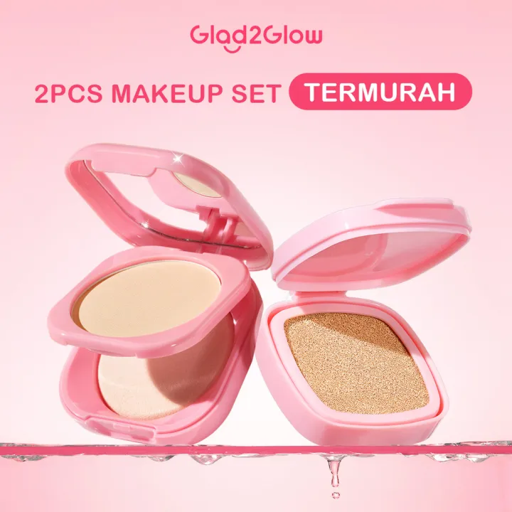 [termurah] 2pcs makeup set termurah Glad2Glow Refill Perfect Cover ...