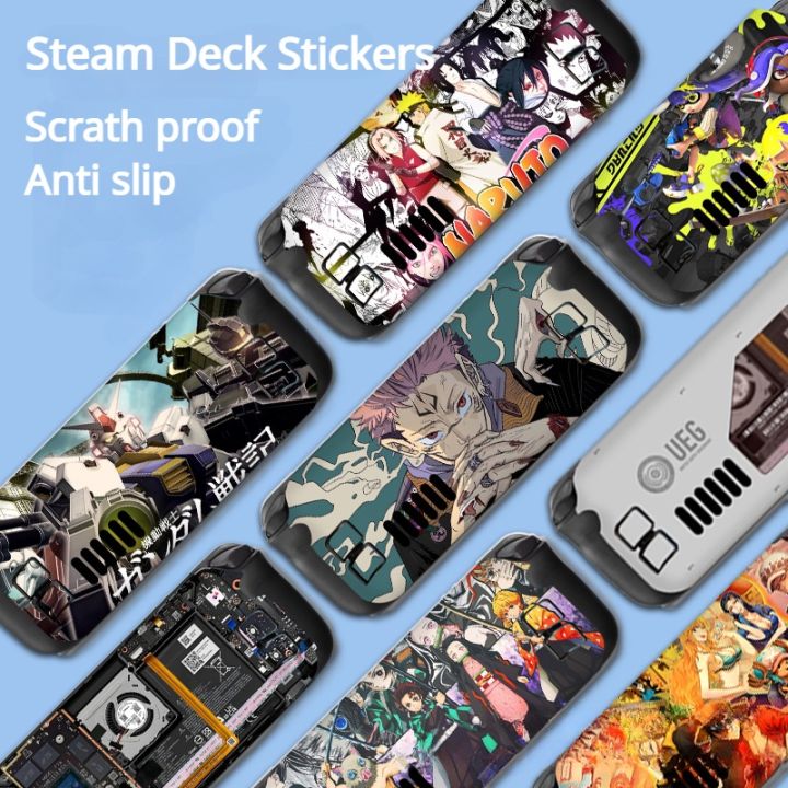 Steam Deck Skin Sticker Kawaii Cute Anime Game Pattern Full Wrap Cover ...