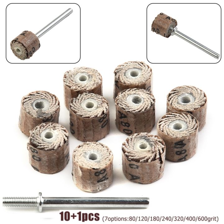 Flap Wheel Sandpaper Sanding Disc With Mandrel For Polishing Rotary ...