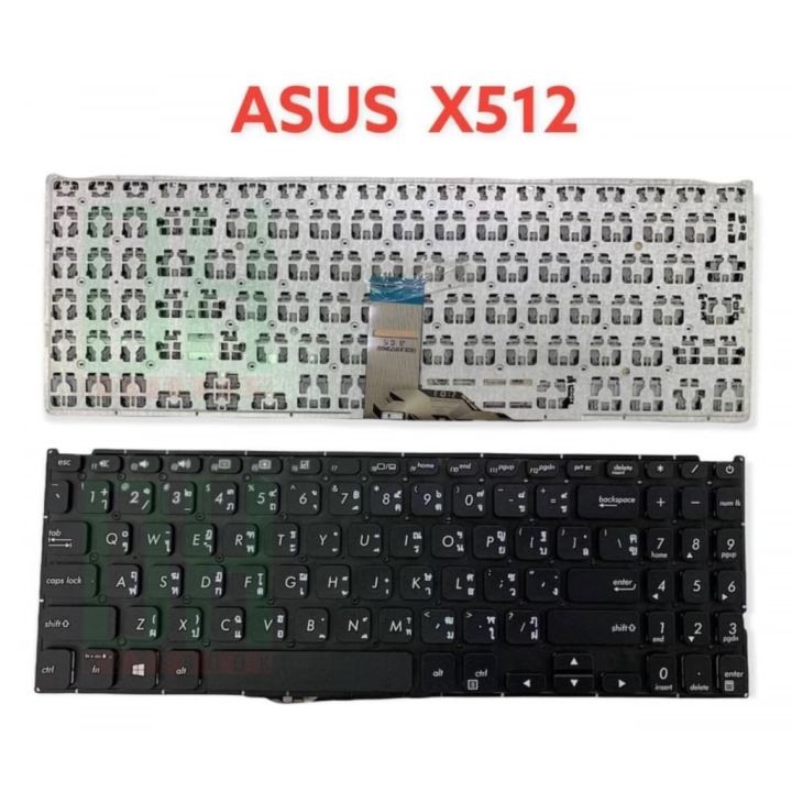 แป้นพิมพ์ คีย์บอร์ดโน๊ตบุ๊ค Asus VivoBook 15 X512 Laptop Keyboard ...