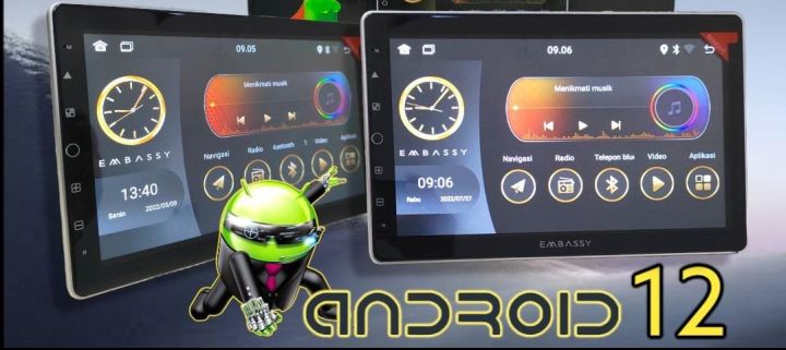 Head Unit Double din embassy android 10 Inch | Lazada Indonesia