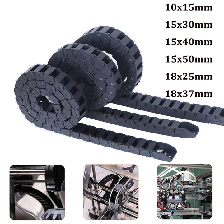 Many kinds Cable Drag Chain Wire Carrier With End Connectors For CNC ...