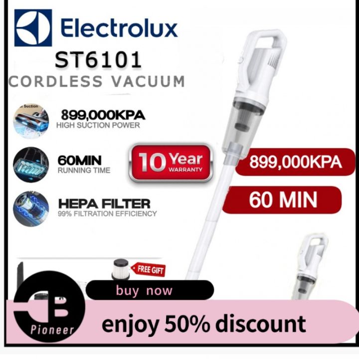 NEW 2024 ST6101 PRO Ver Wireless Car Vacuum Cleaner Rechargeable Cordless Vacuum Kereta Portable ...