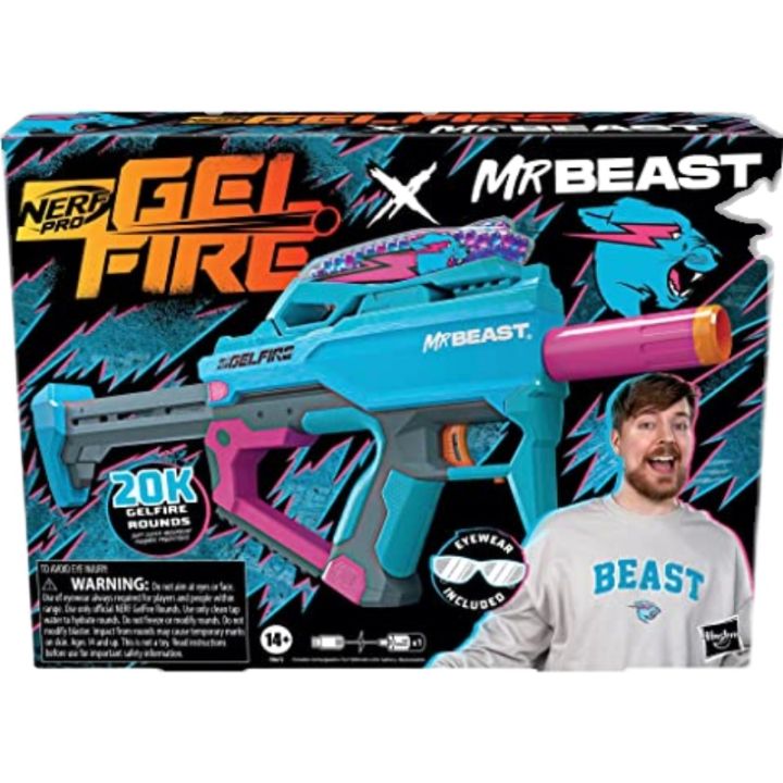 Nerf Pro gelfire co-branded monster X MrBeast soft egg launcher | Lazada PH
