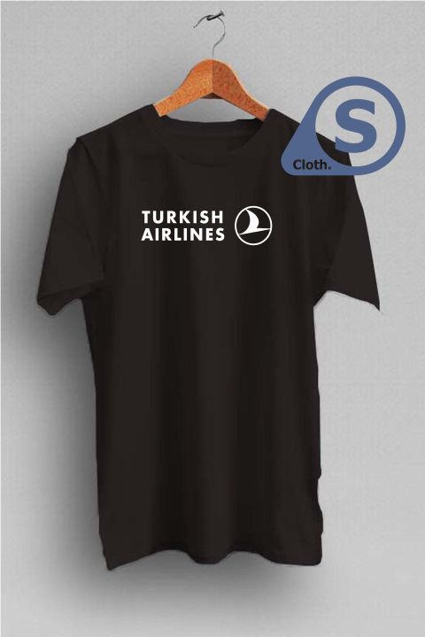 Kaos Turkish Airlines Logo Combed 30s Murah | Lazada Indonesia