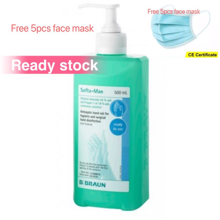 BBraun Softa - Man Cutaneous Solution Hand Sanitizer 500ml (ready stock ...
