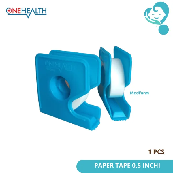 Onehealth Plester Luka Paper Tape Isopore Micropore Plesterin Kertas ...