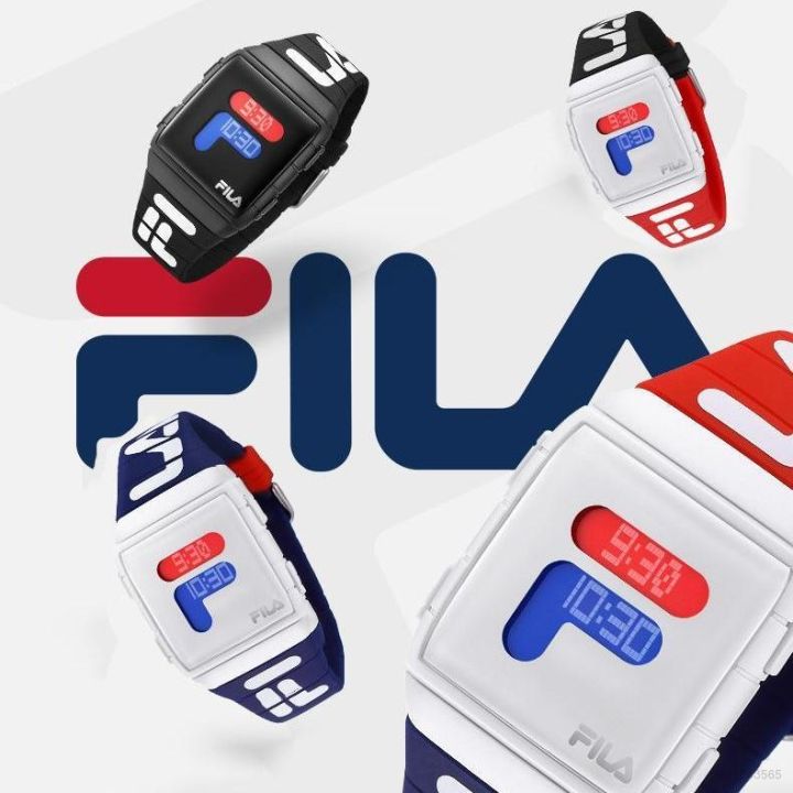 clu FILA Đồng Hồ led Điện Tử Hiển Thị 25 Giờ Phong Cách Hàn Quốc Cho ...