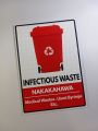 Garbage Bin Labels/Signs Waste Disposal Segregation Signs On Sintra ...