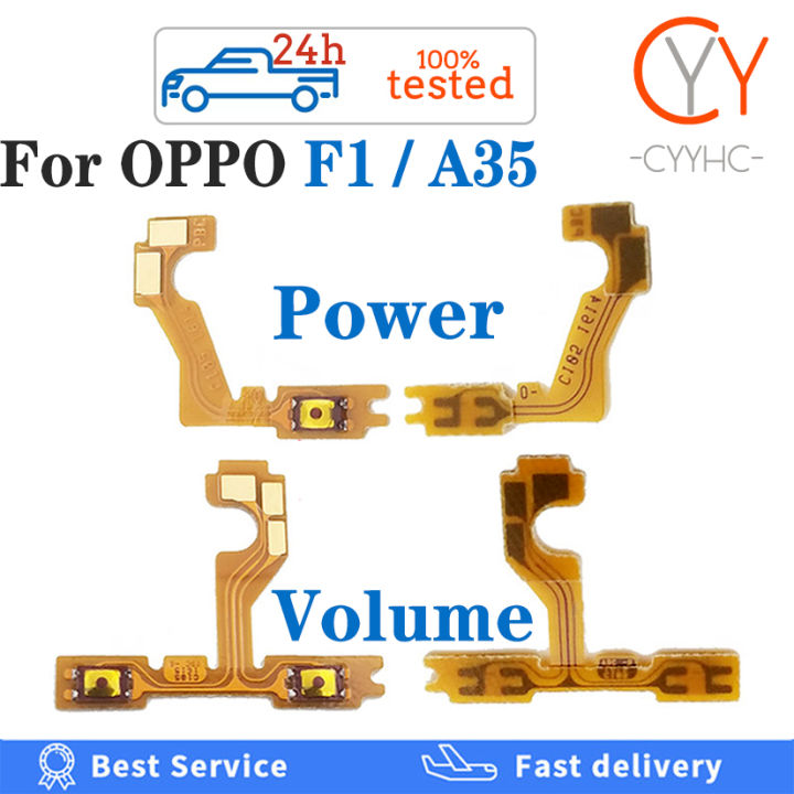 New For OPPO A35 F1 F1F Power on / off Switch Button Side Key Volume Up ...