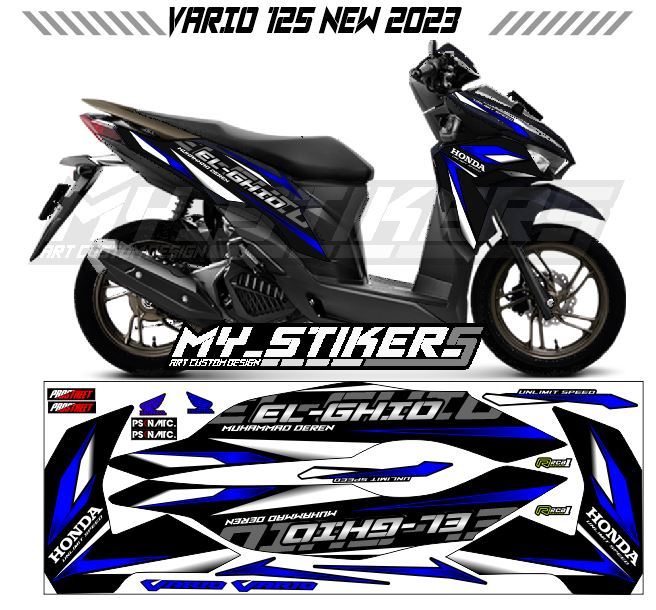 Striping Vario 125 New 2023-2025 Cutom / Honda Click /Vario 125 New ...