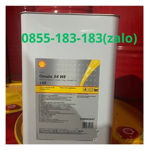 Dầu bánh răng Shell Omala S4 WE 150 (Tivela S 150)- Dầu tổng hợp chịu ...
